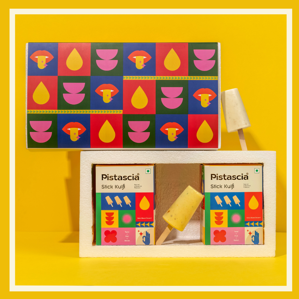 Kulfi Lover’s Dream Box: 8 Sticks – Pistascia - Kulfi Perfection, Born ...
