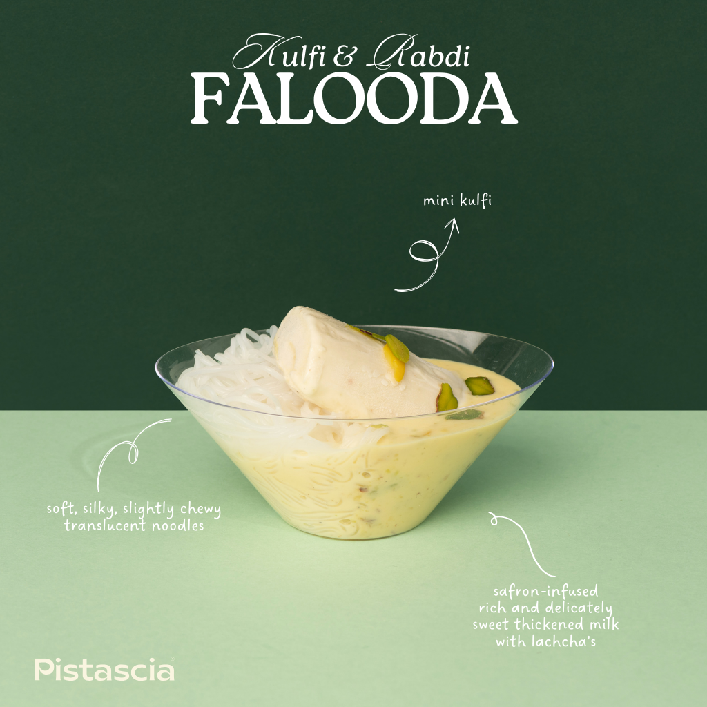 Kulfi served with Rabdi & Falooda (Pack of 10) – Pistascia - Kulfi ...